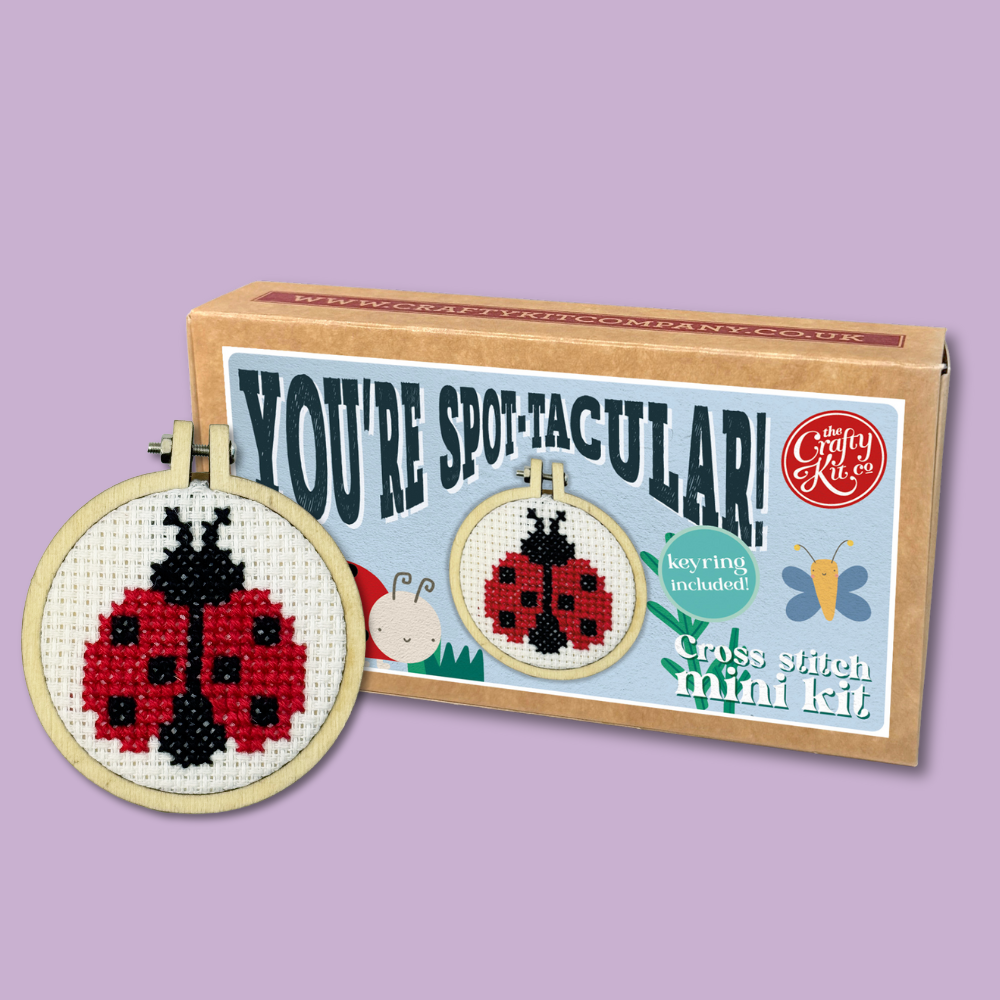 You're Spot-tacular! Mini Matchbox Cross Stitch Kit – The Crafty Kit ...