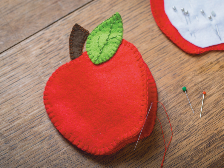 How to make an apple needlecase – The Crafty Kit Company