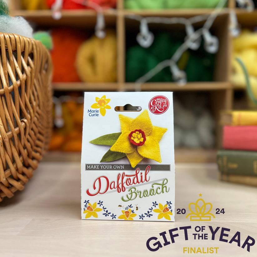 Felt Daffodil Brooch Pack | The Crafty Kit Company