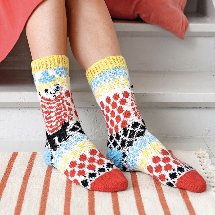 Knitted Moomin Socks Pattern Book – The Crafty Kit Company