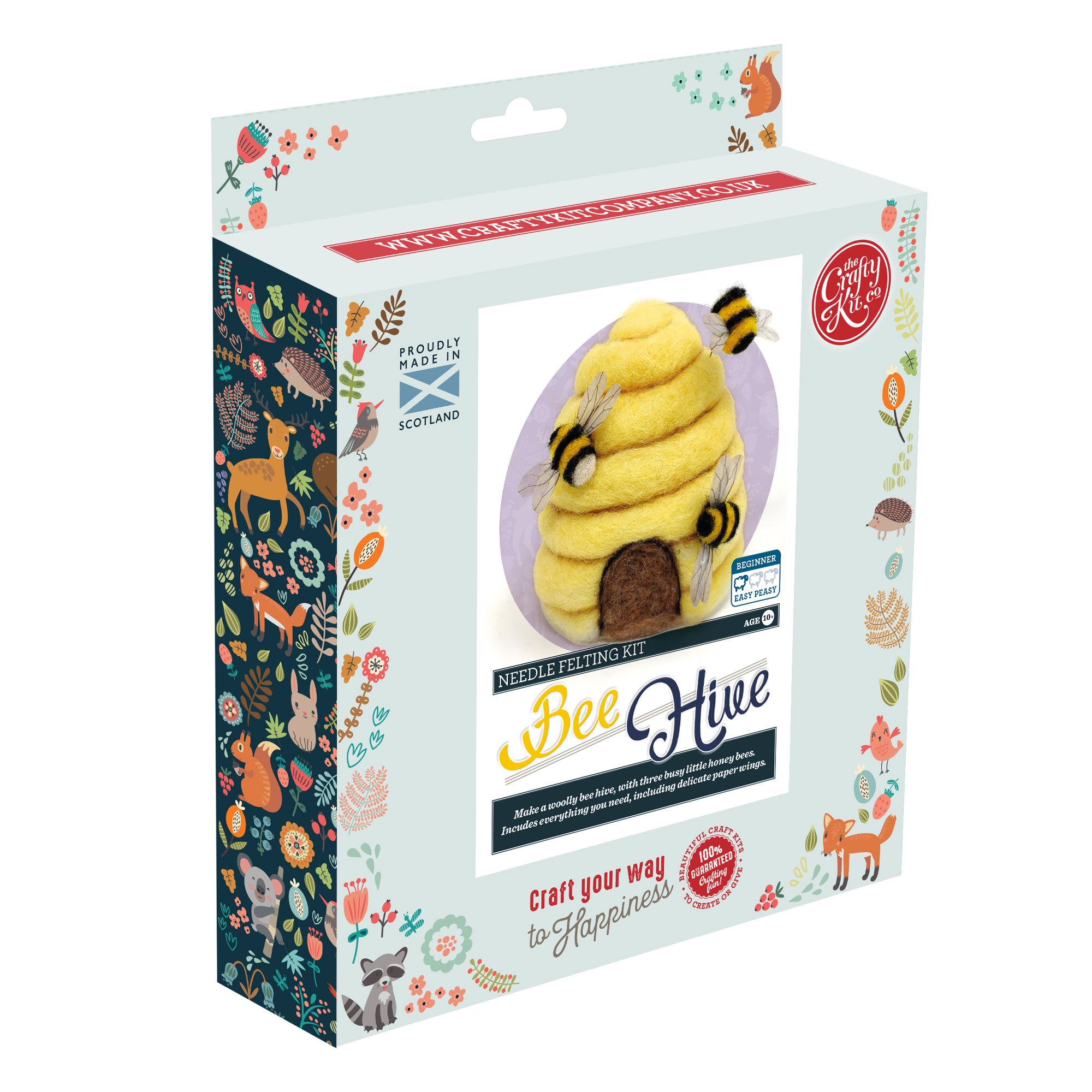Bee Hive Needle Felting Craft Kit | The Crafty Kit Company