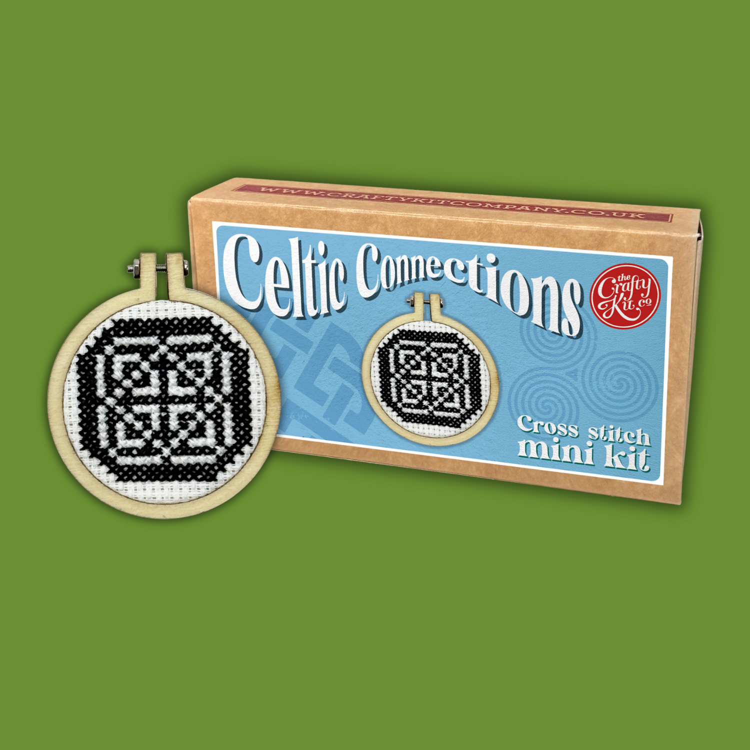 Celtic Connections Mini Matchbox Cross Stitch Kit – The Crafty Kit Company