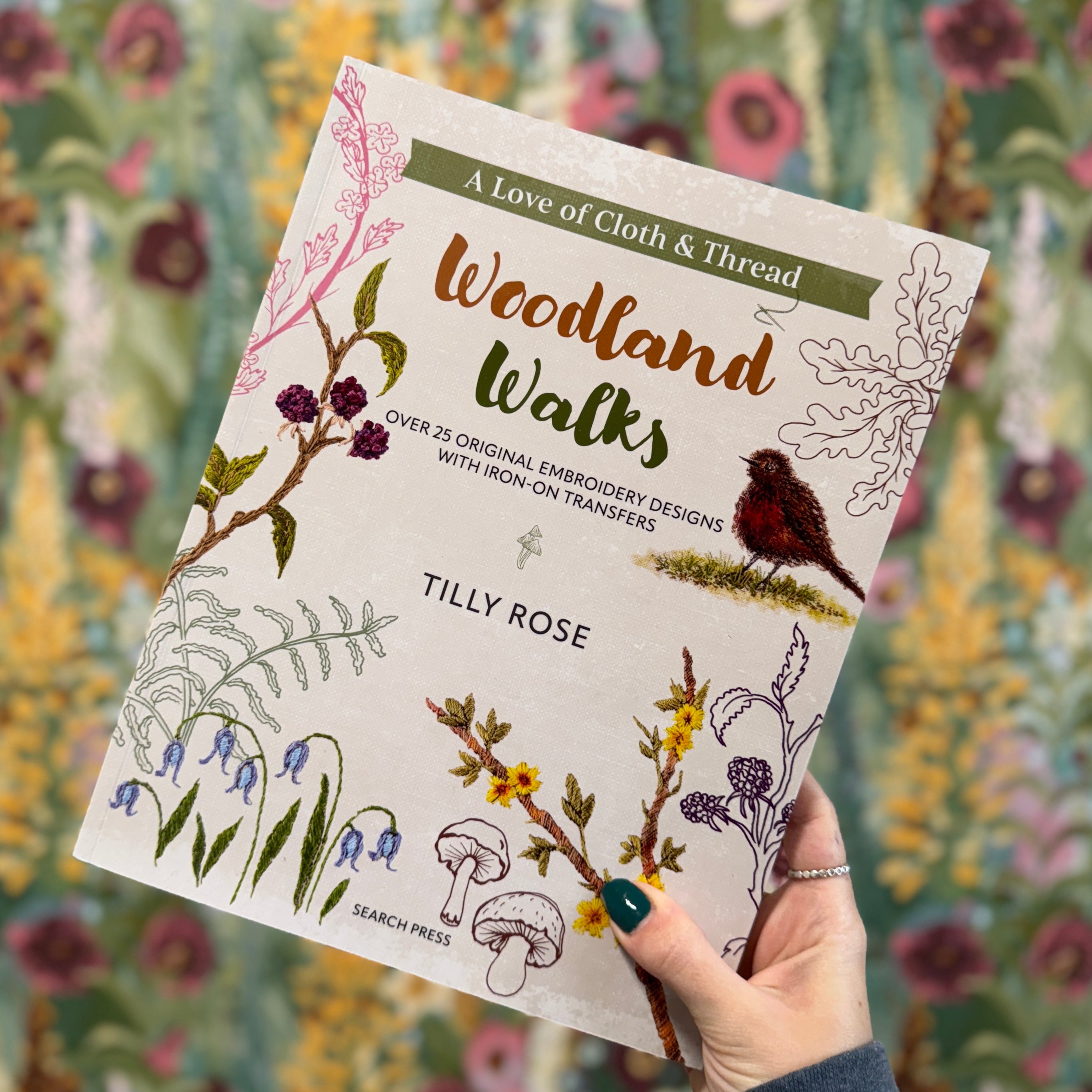 A Love of Cloth & Thread: Woodland Walks Embroidery Transfer Book – The ...