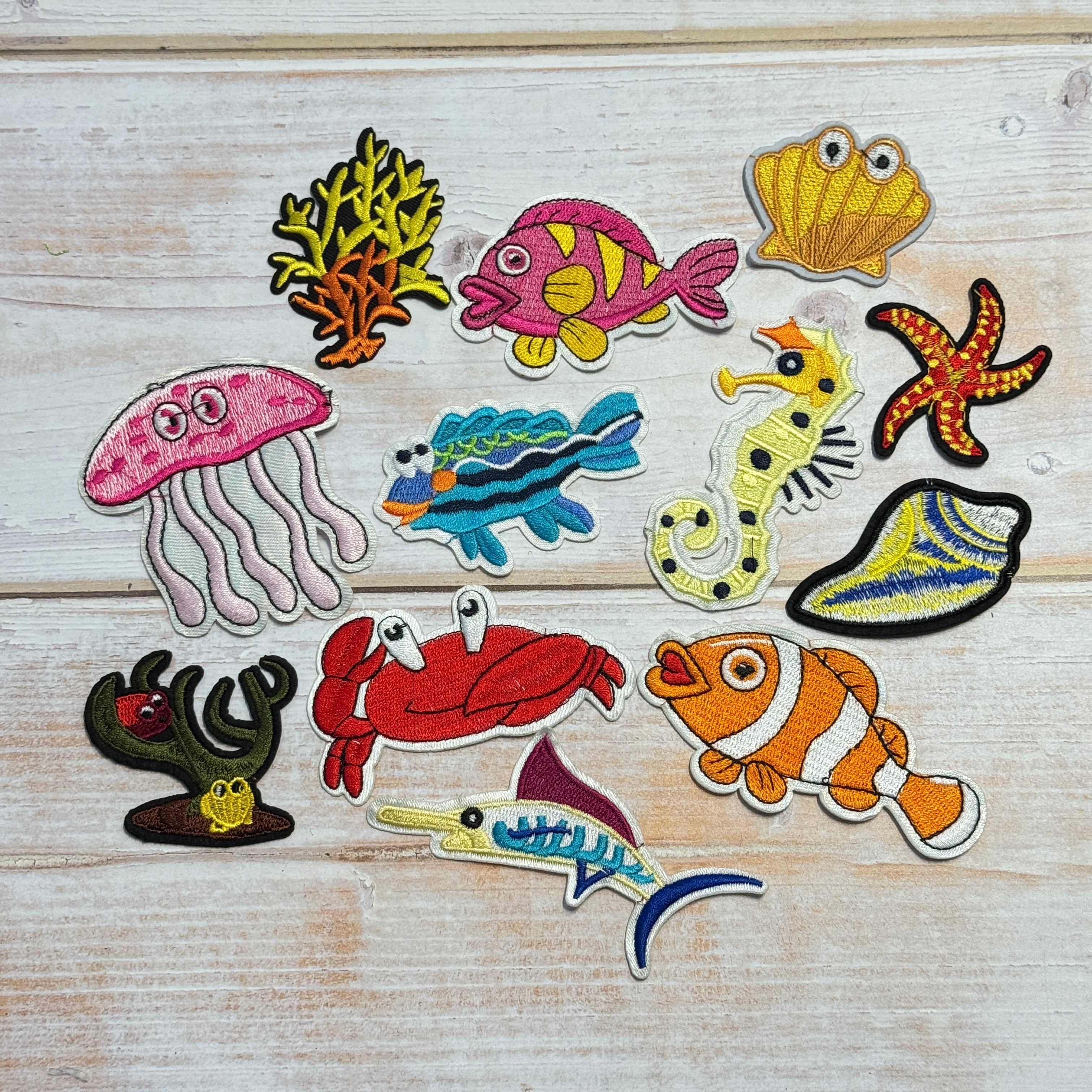 Under the Sea Iron On Patches – The Crafty Kit Company