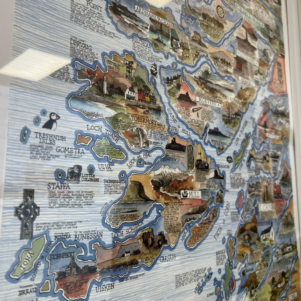 Ken Lochhead Pictorial Map of Argyll and Lochaber – The Crafty Kit Company