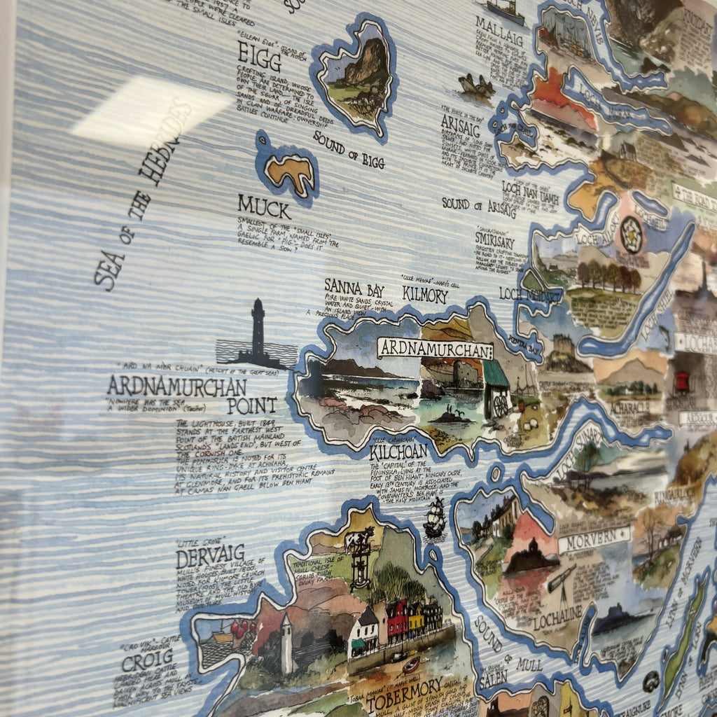 Ken Lochhead Pictorial Map of Argyll and Lochaber – The Crafty Kit Company