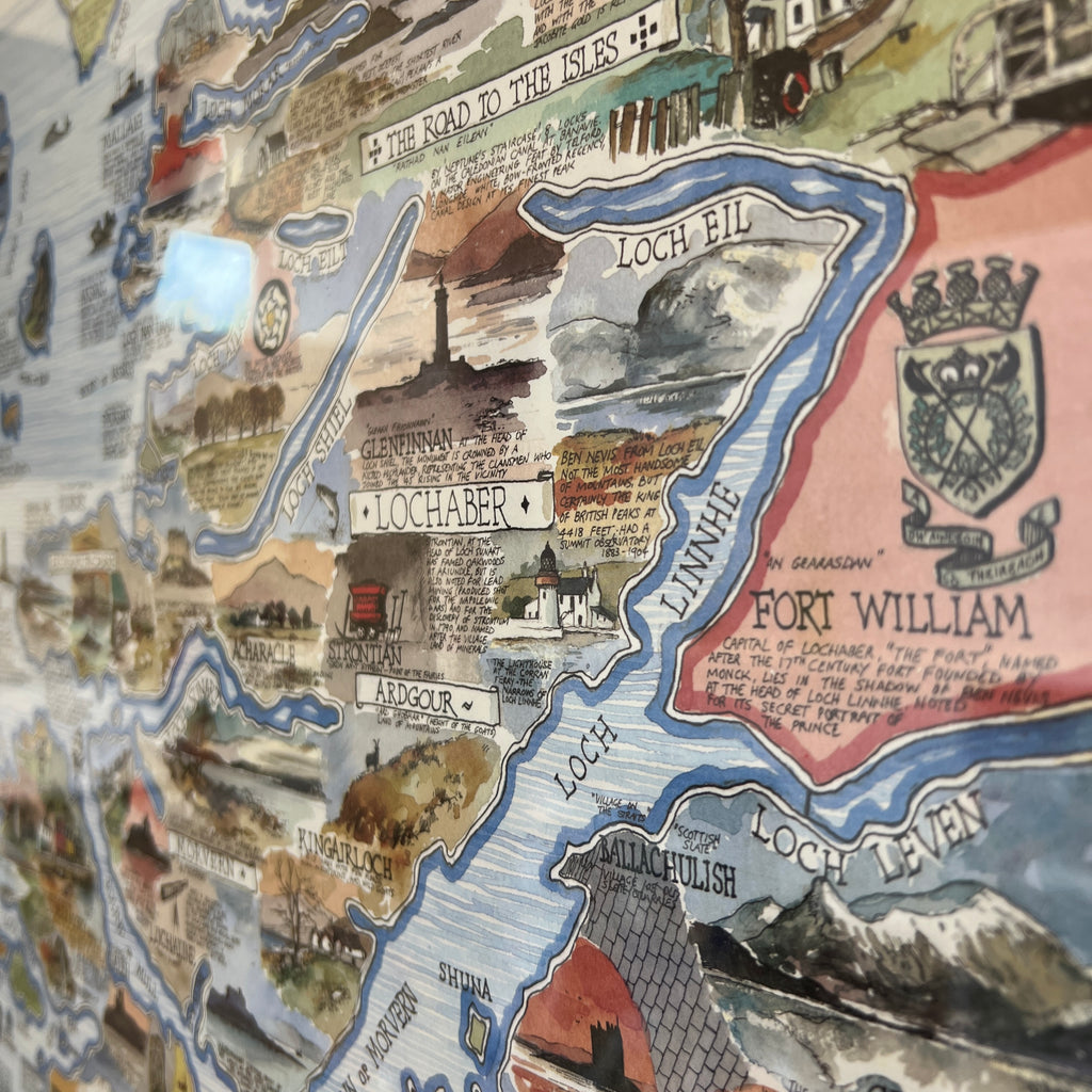 Ken Lochhead Pictorial Map of Argyll and Lochaber – The Crafty Kit Company