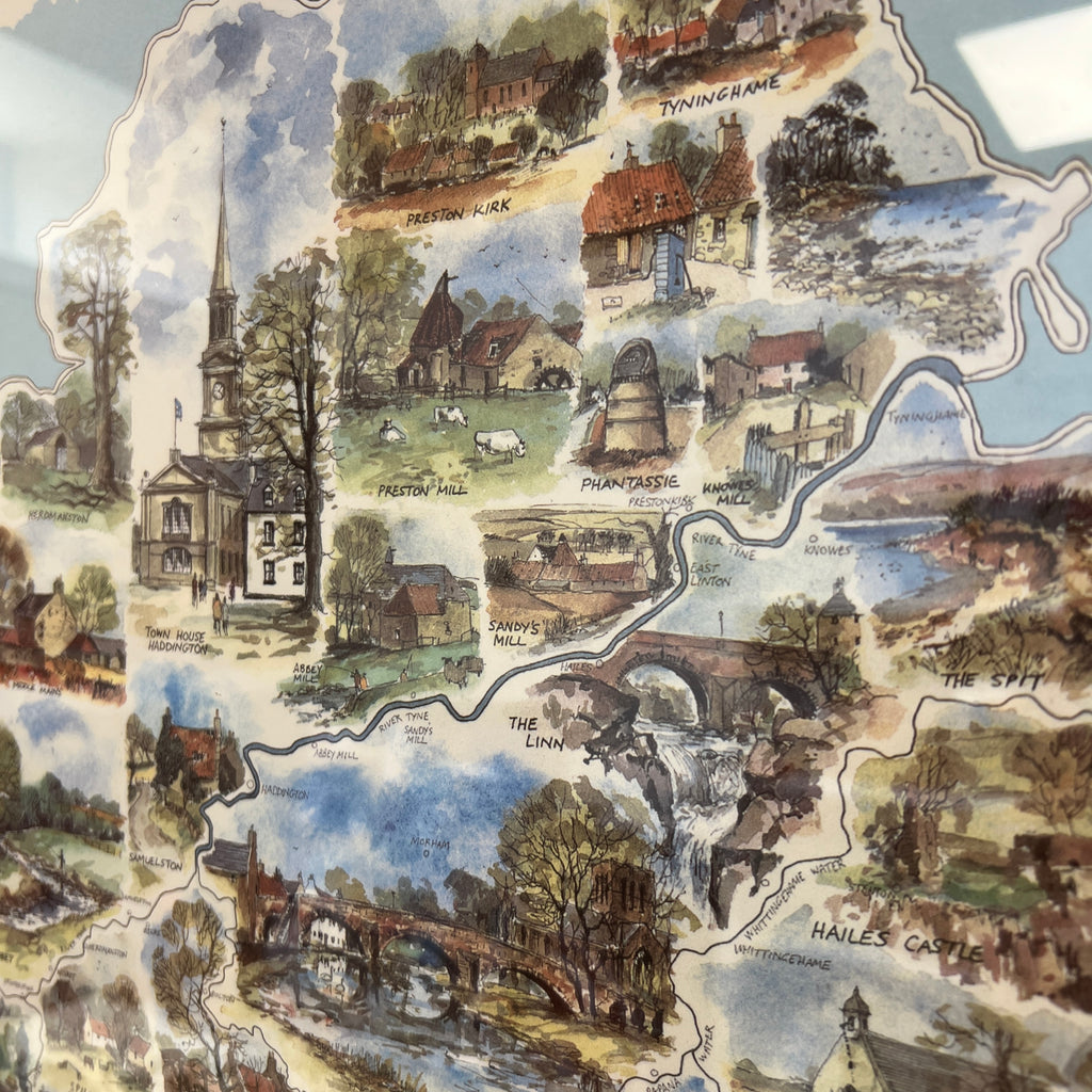 Ken Lochhead Pictorial Map of The River Tyne (East Lothian) – The ...