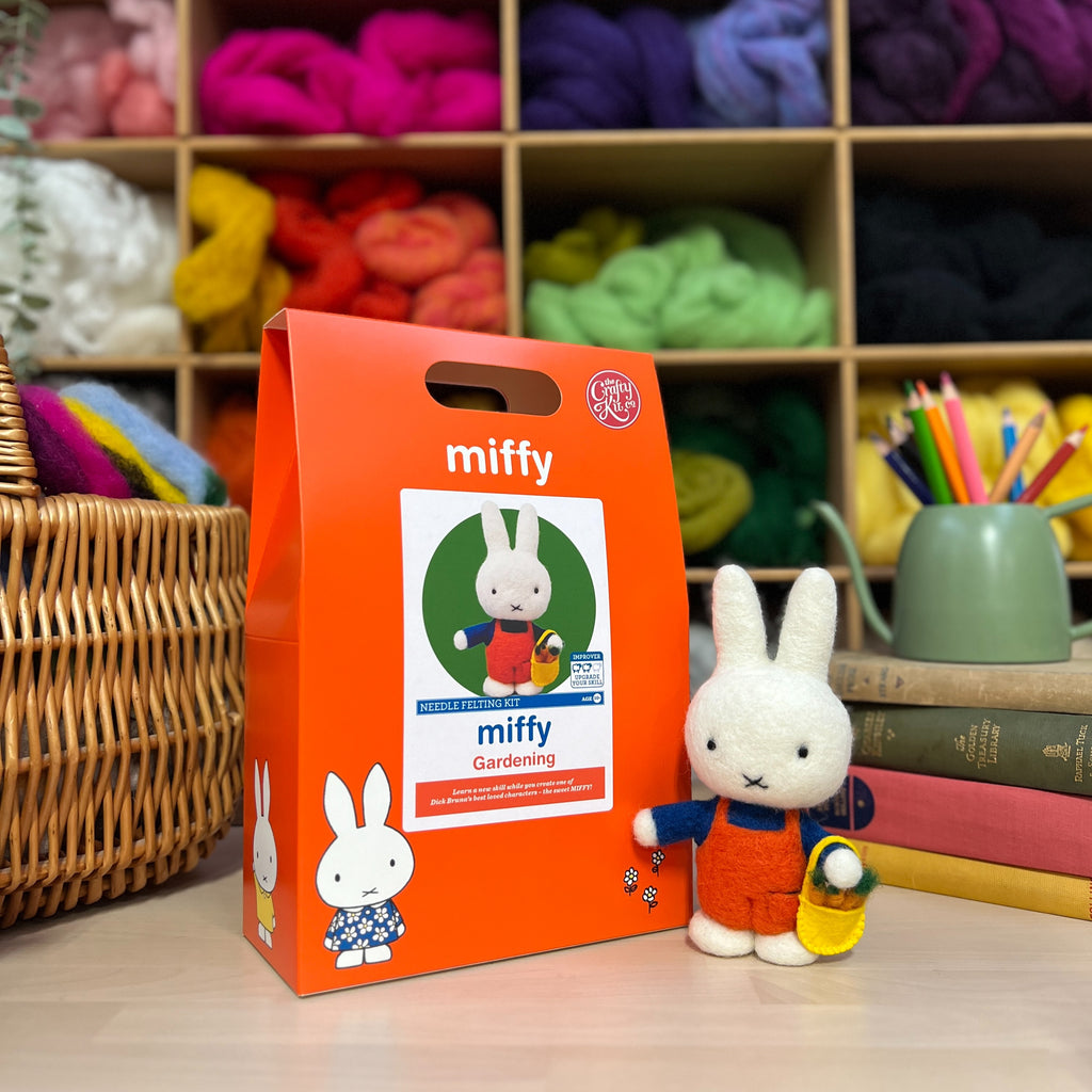 Miffy Gardening Needle Felting Kit | Miffy | The Crafty Kit Company