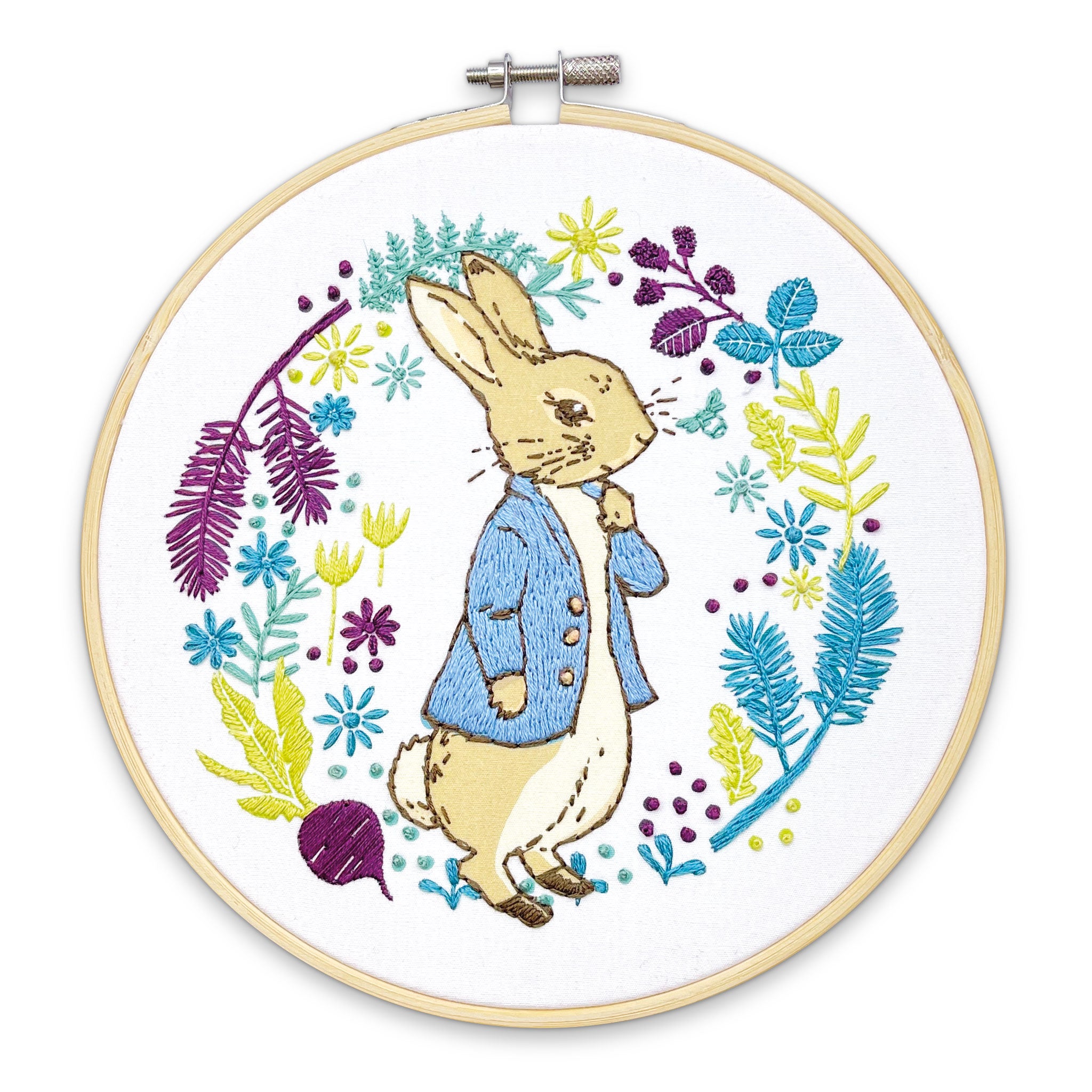 Beatrix Potter Embroidery Kit | Peter Rabbit Plans His Next Adventure ...