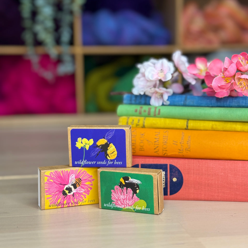 Seedball Bumblebee & Flower Matchbox – The Crafty Kit Company