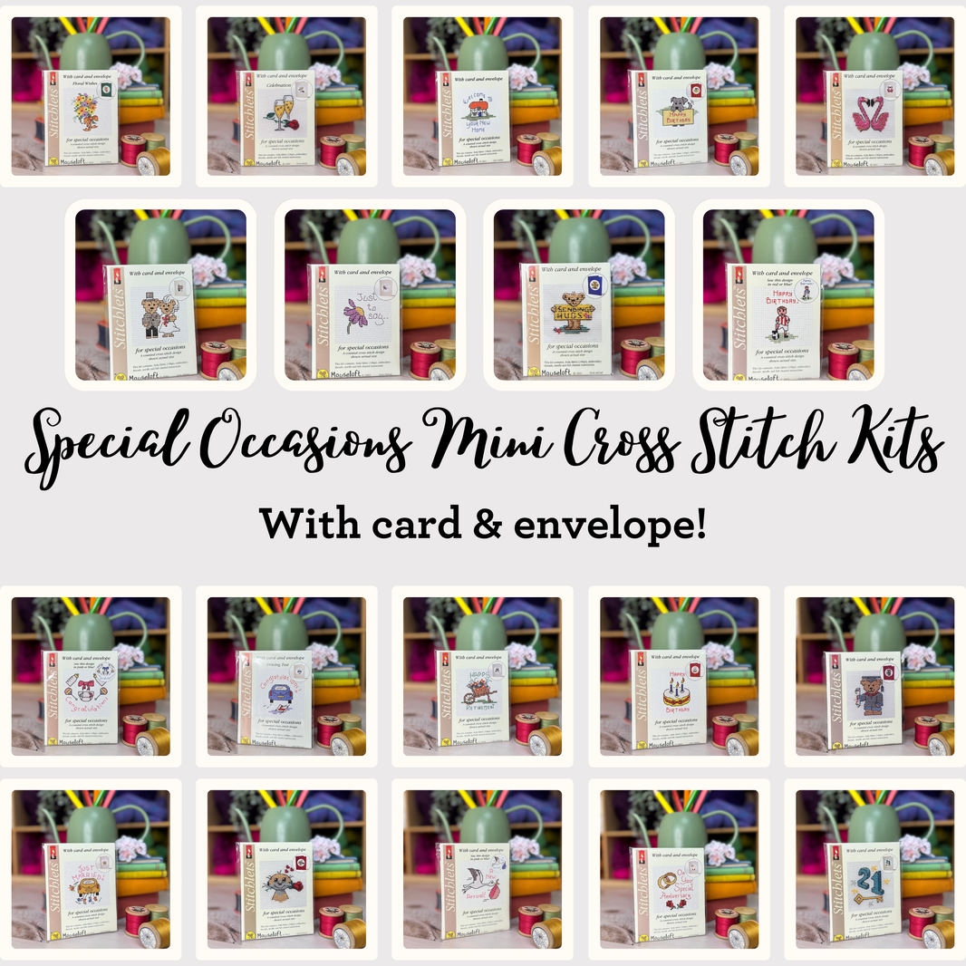 MouseLoft Mini Cross Stitch Kits – The Crafty Kit Company