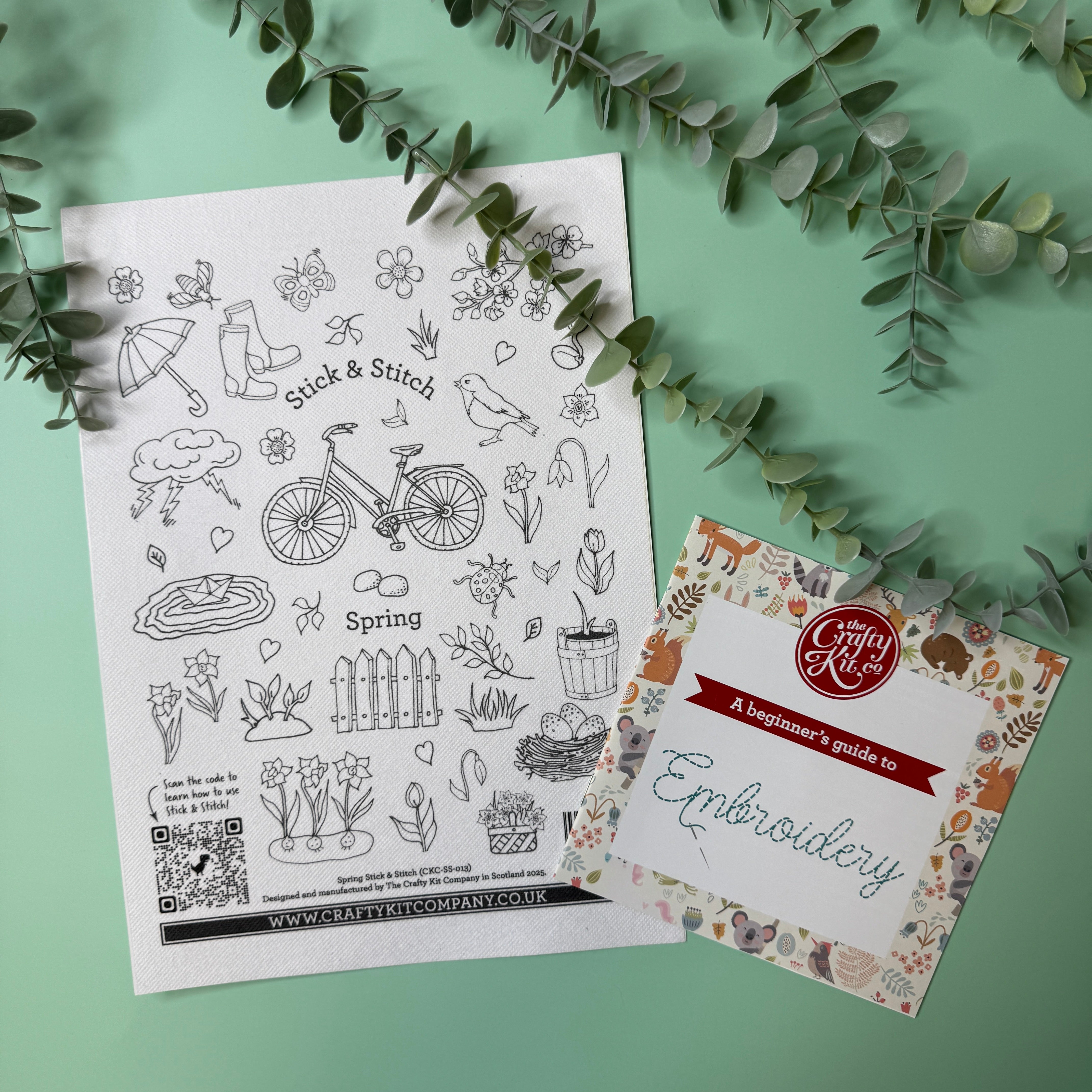 Spring Stick & Stitch Embroidery – The Crafty Kit Company
