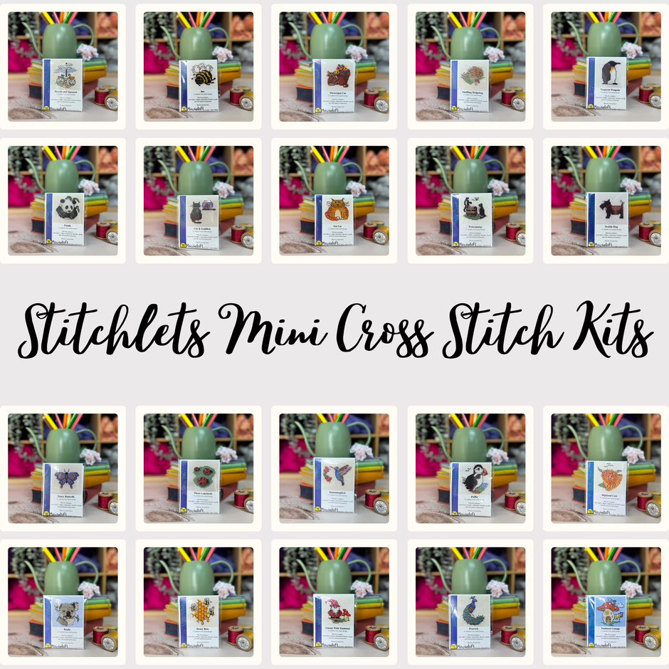 MouseLoft Mini Cross Stitch Kits – The Crafty Kit Company