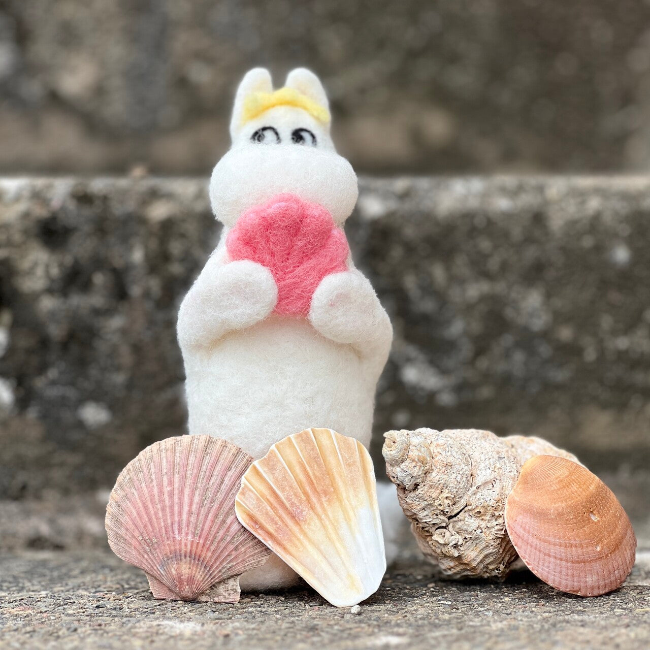 Moomin Needle ﻿Felting Kit | Snorkmaiden Finds A Shell | The Crafty Kit ...