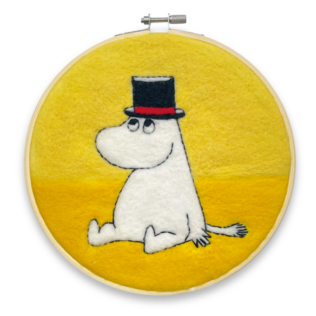 Moomin Needle ﻿Felting Kit | Moominpappa Sitting | The Crafty Kit Company