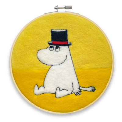 Moomin Needle ﻿Felting Kit | Moominpappa Sitting | The Crafty Kit Company
