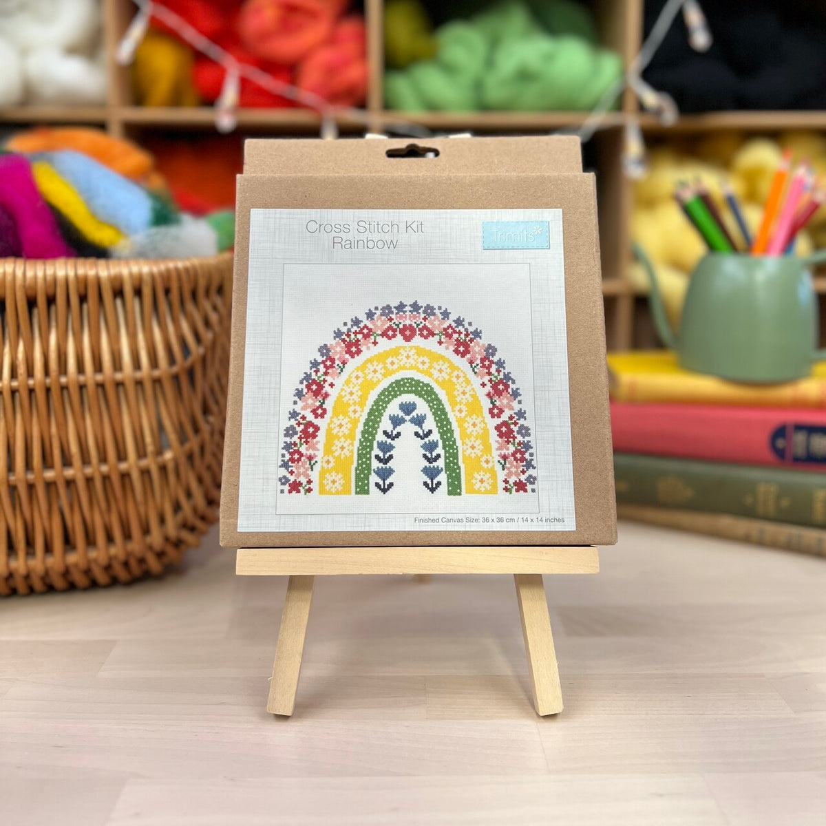 Trimits | Stitch your Own Rainbow Cross Stitch Craft Kit | The Crafty ...