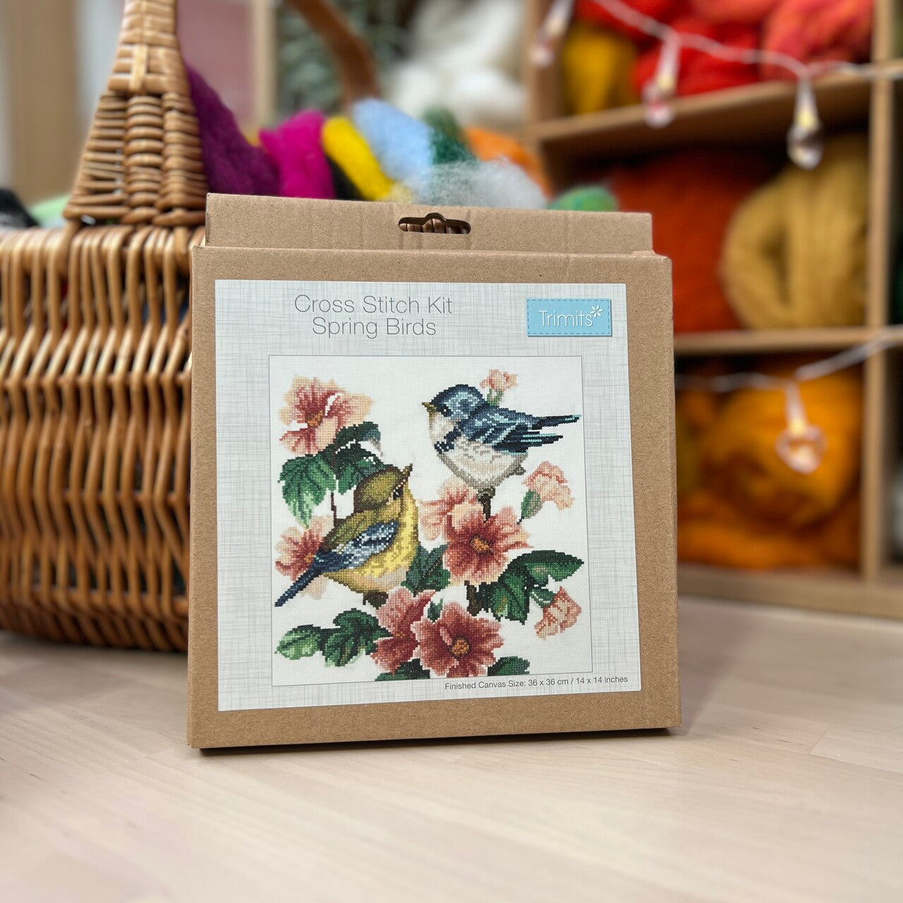 Trimits | Stitch your Own Spring Birds Cross Stitch Craft Kit| The ...
