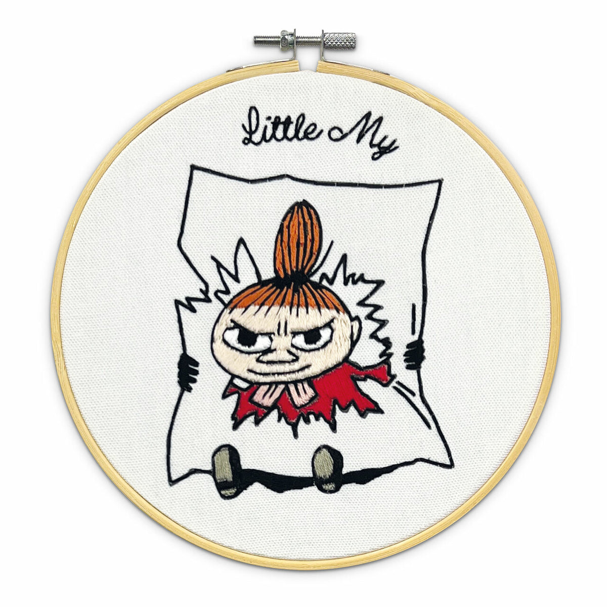 Little My Embroidery Kit | Moomin | The Crafty Kit Company