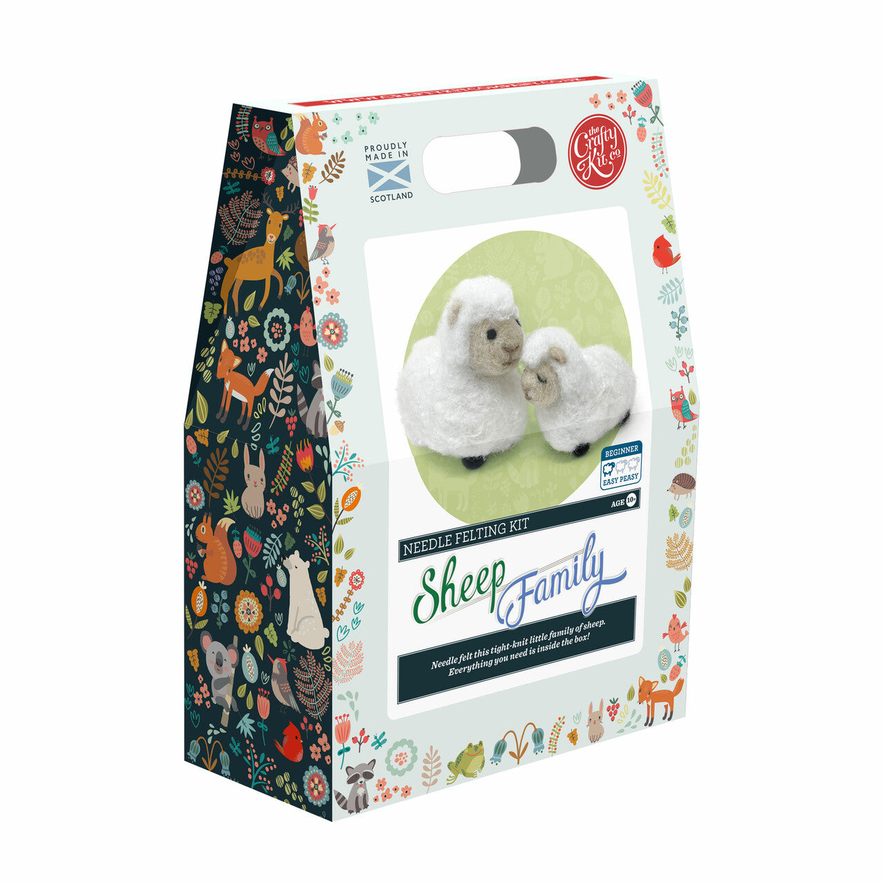 Sheep Family Needle Felting Craft Kit | The Crafty Kit Company