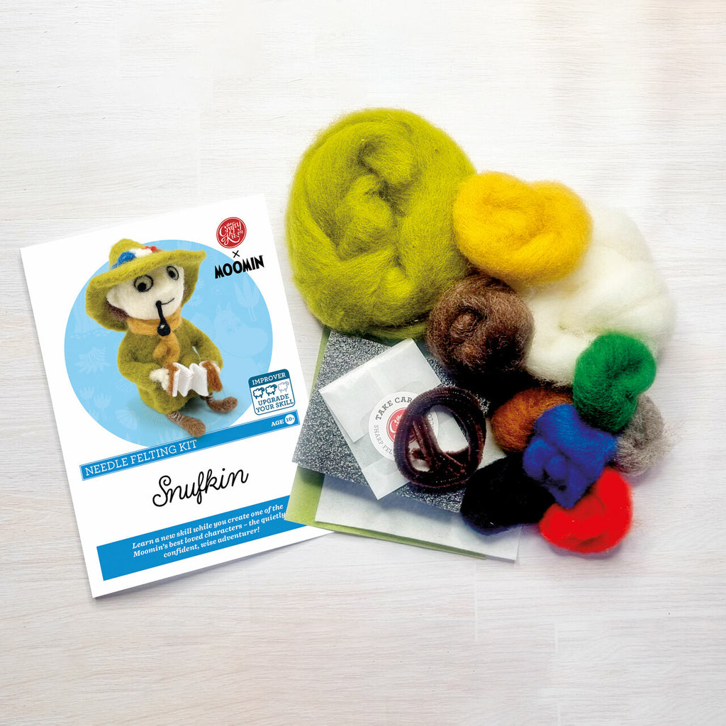 Snufkin Needle Felting Kit | Moomin | The Crafty Kit Company