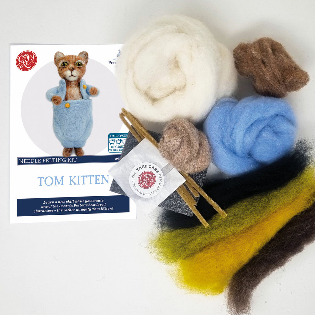 Tom Kitten Needle Felting Kit | Beatrix Potter| The Crafty Kit Company