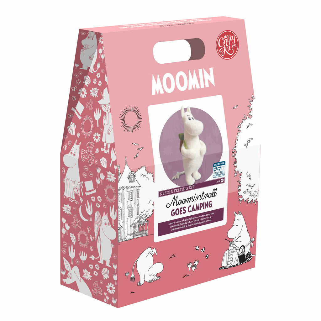 Moomintroll Goes Camping Needle Felting Kit | Moomin | The Crafty Kit ...