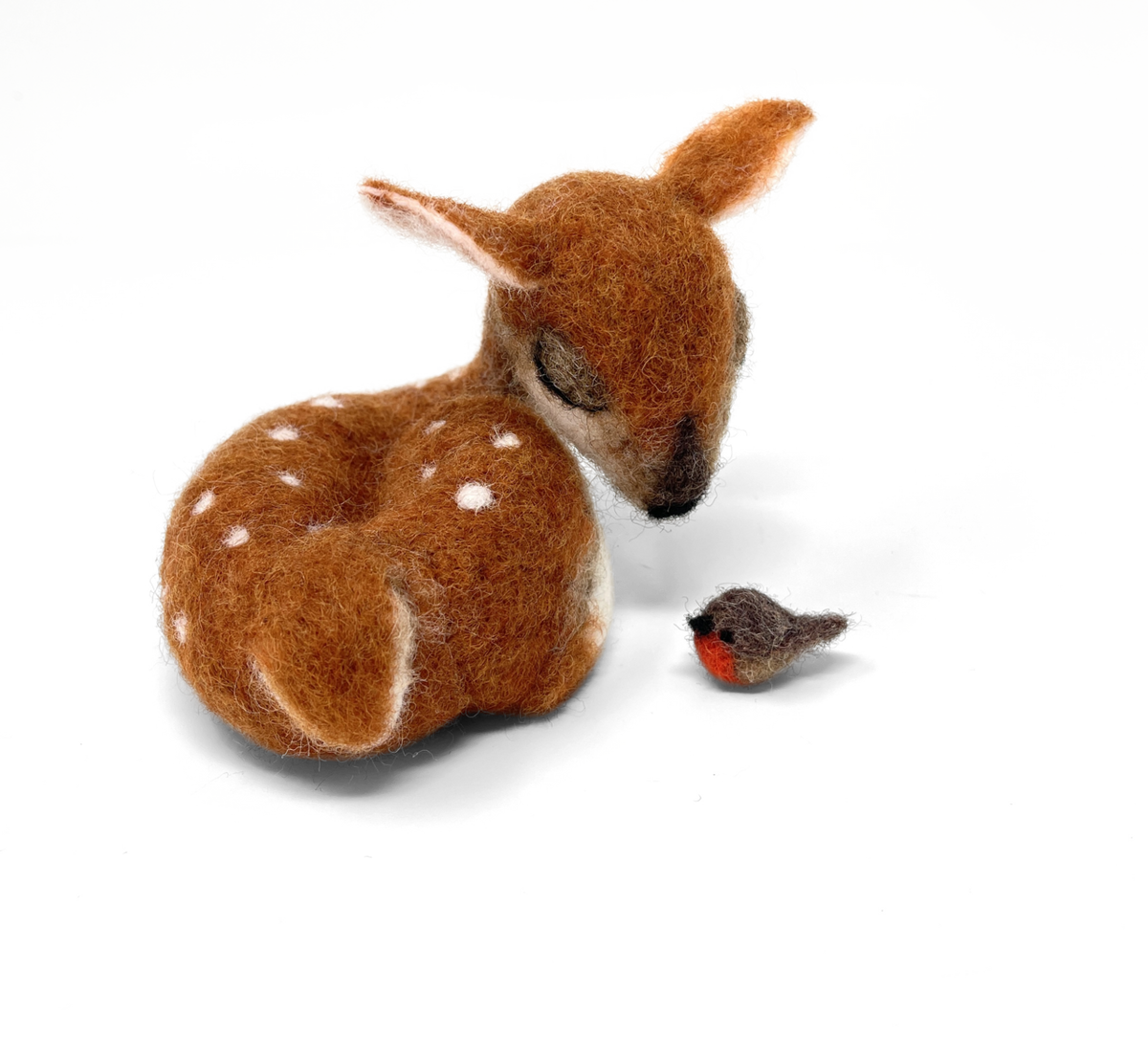 Sleepy Fawn Needle Felting Craft Kit | The Crafty Kit Company