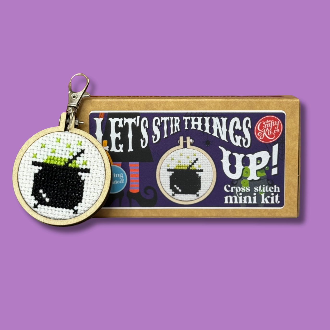 Let's Stir Things Up! Halloween Mini Matchbox Cross Stitch Kit – The ...