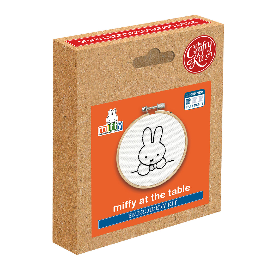Miffy at the Table Mini Embroidery Kit – The Crafty Kit Company