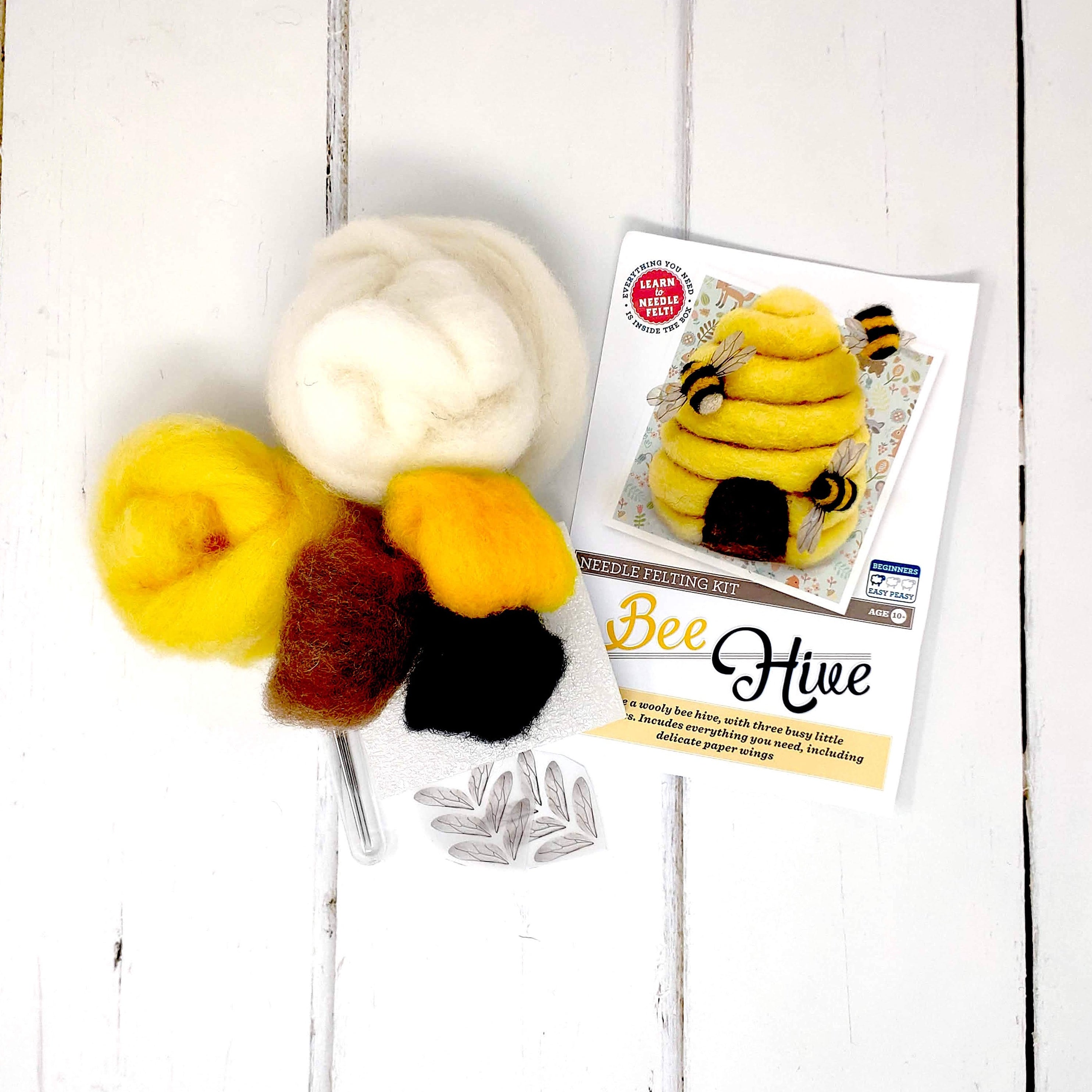 Bee Hive Needle Felting Craft Kit | The Crafty Kit Company