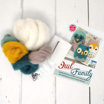 Owl Family Needle Felting Craft Kit | The Crafty Kit Company